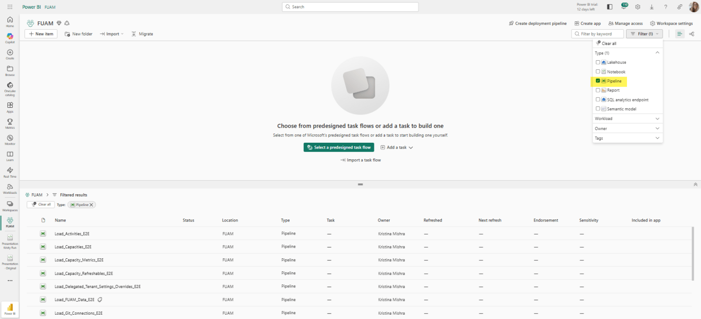 Fabric Rest APIs – A Real World Example with FUAM – Data Work Mom